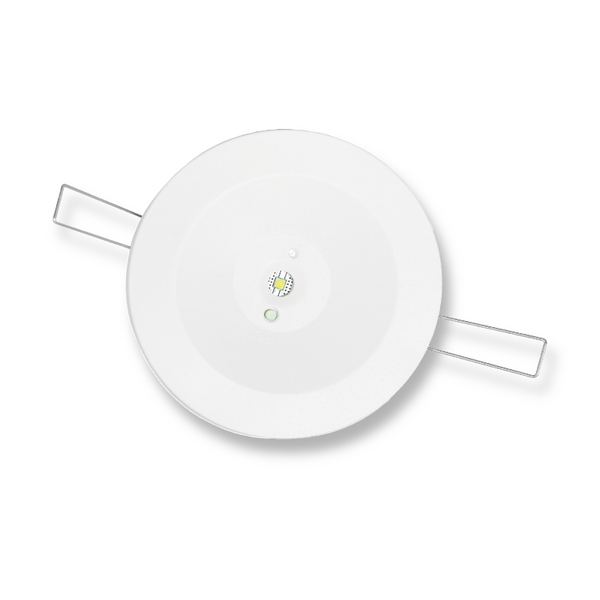 Recessed Circular Emergency Light (Spitfire) - Firewize